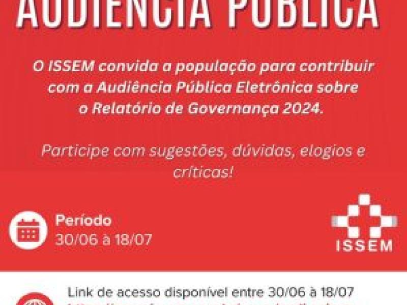 ISSEM - Audiência Pública Eletrônica 2025